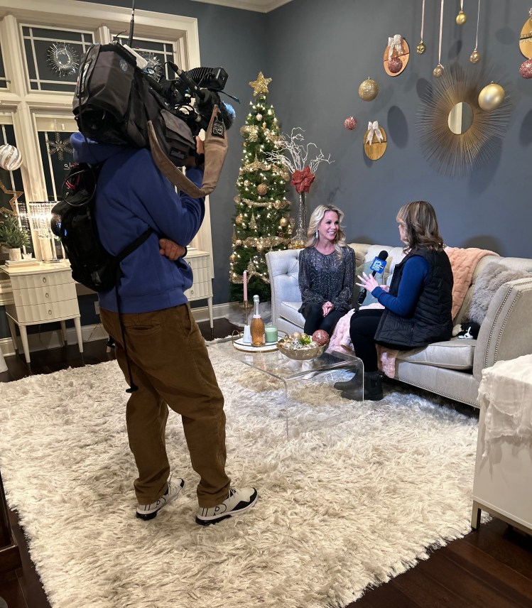 WISN 12 Reporter Mallory Anderson interviews homeowner, Laura Swan 1 ...